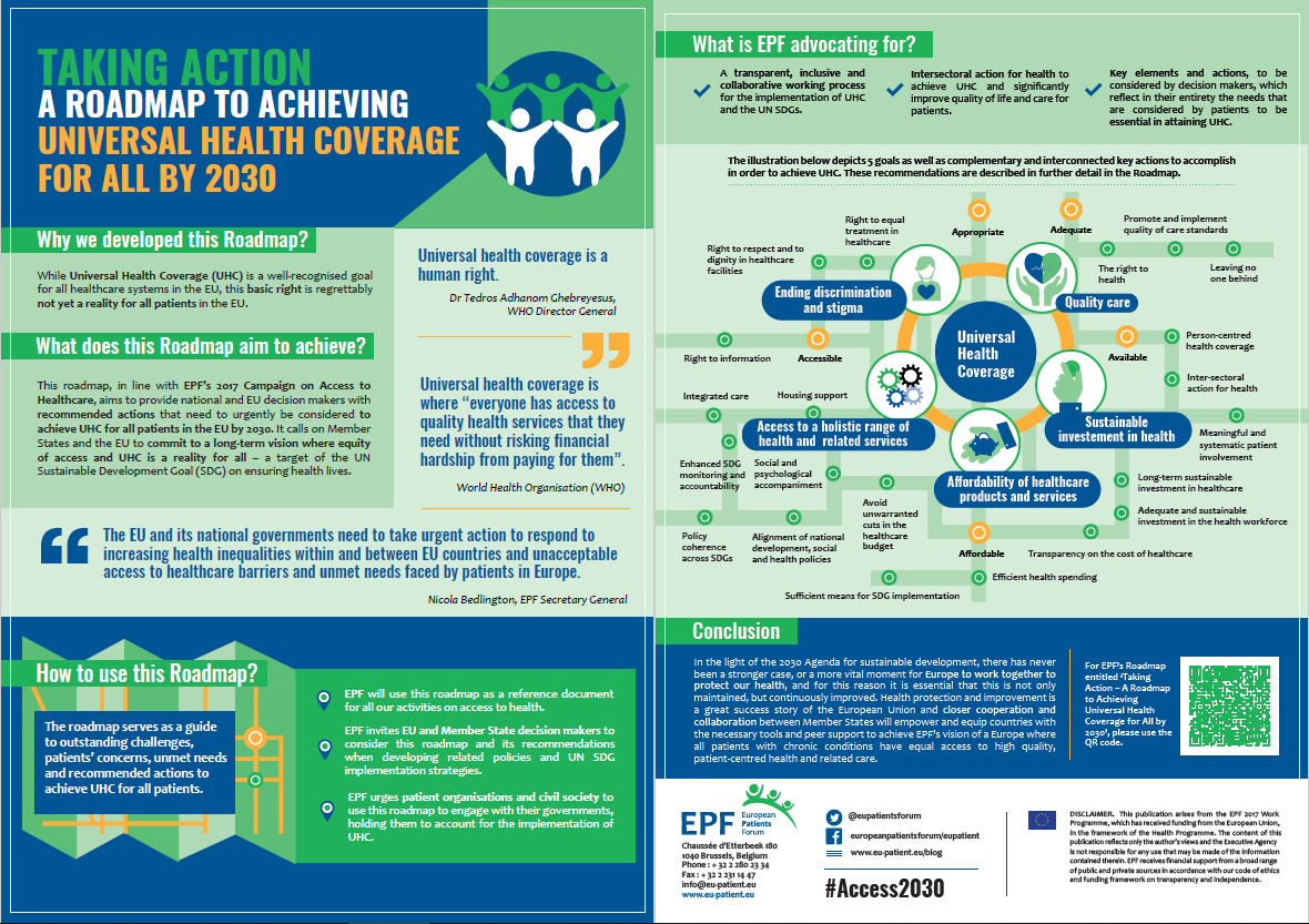 EPF Roadmap to Achieving Universal Health Coverage for All by 2030 EPF Roadmap to Achieving Universal Health Coverage for All by 2030